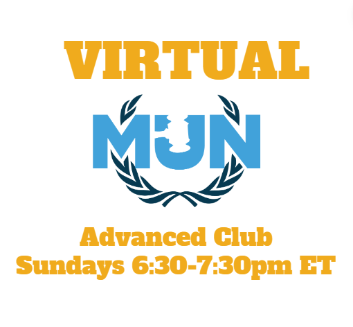 2024 Middle School Advanced MUN Club - Sunday 6:30-7:30pm EST | Model ...